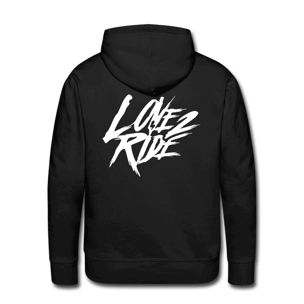 Love 2 Ride - Front/Back Men's Premium Hoodie – Sons of Battery® - E ...